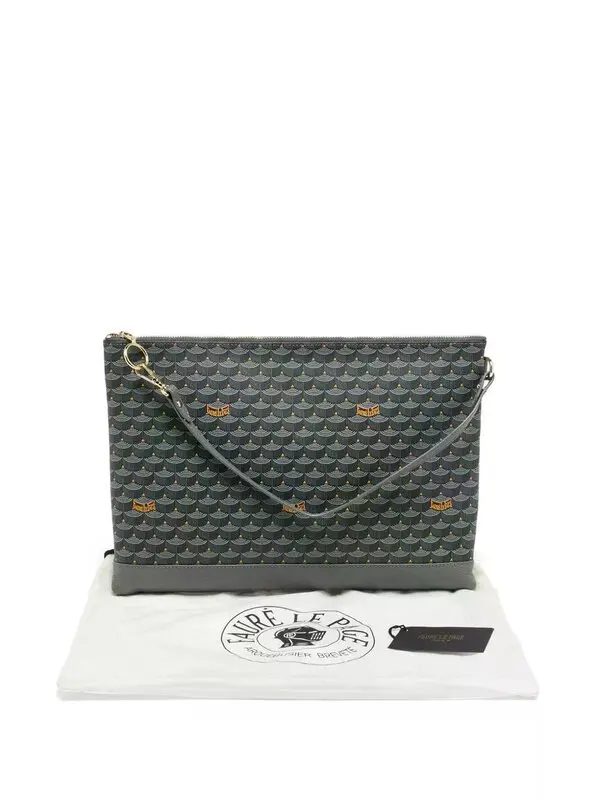 FAURÉ LE PAGE Scale-pattern Clutch Bag