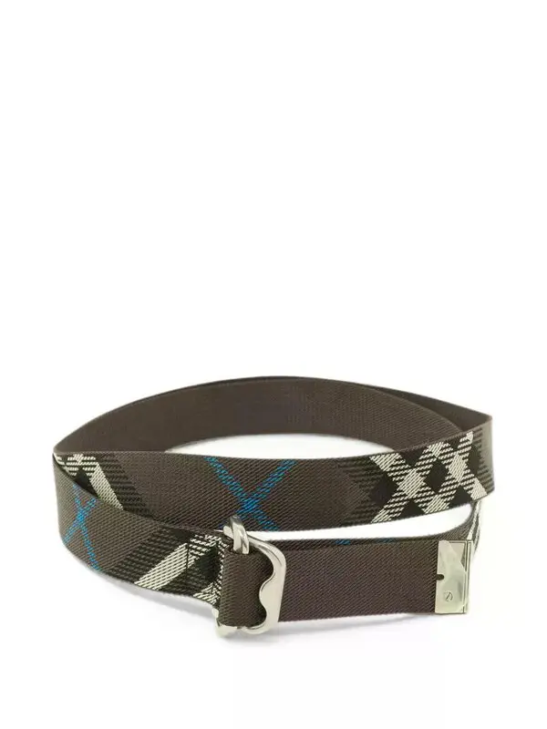 Burberry Check Webbing Belt
