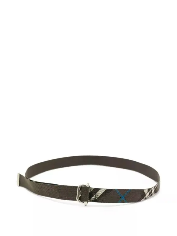 Burberry Check Webbing Belt