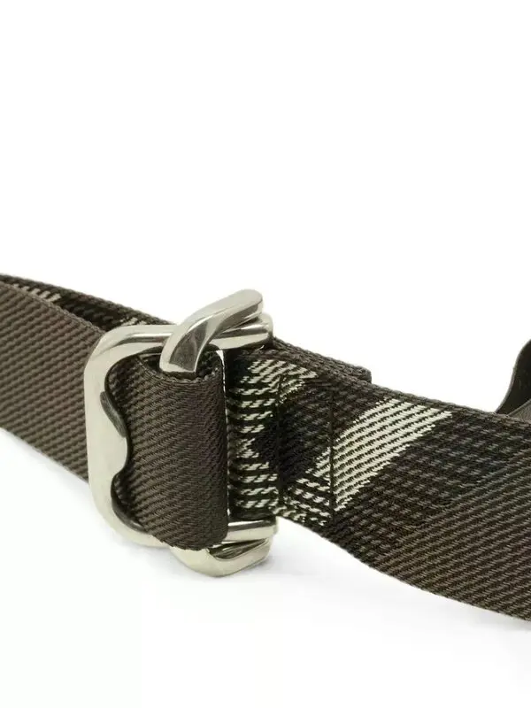 Burberry Check Webbing Belt