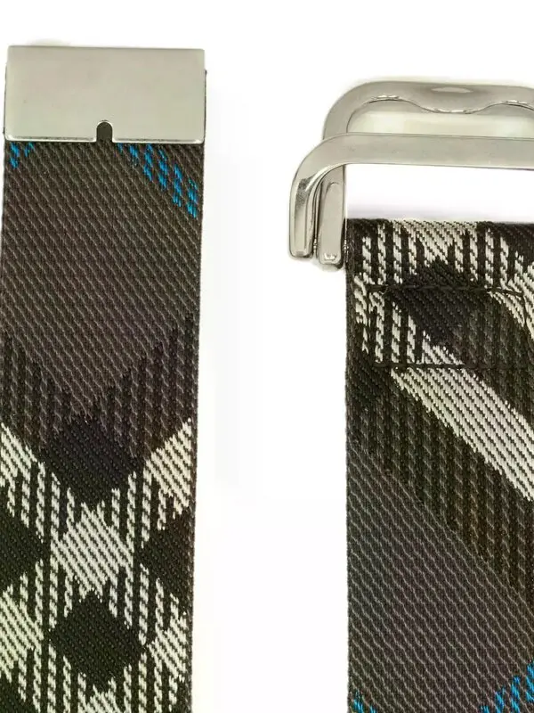 Burberry Check Webbing Belt