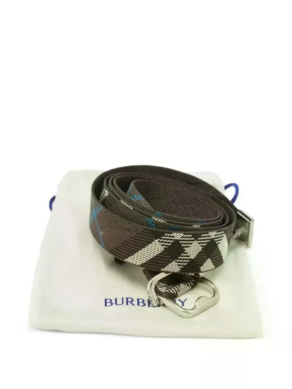 Burberry Check Webbing Belt