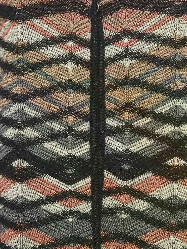 Missoni Zigzag Knit Long Cardigan