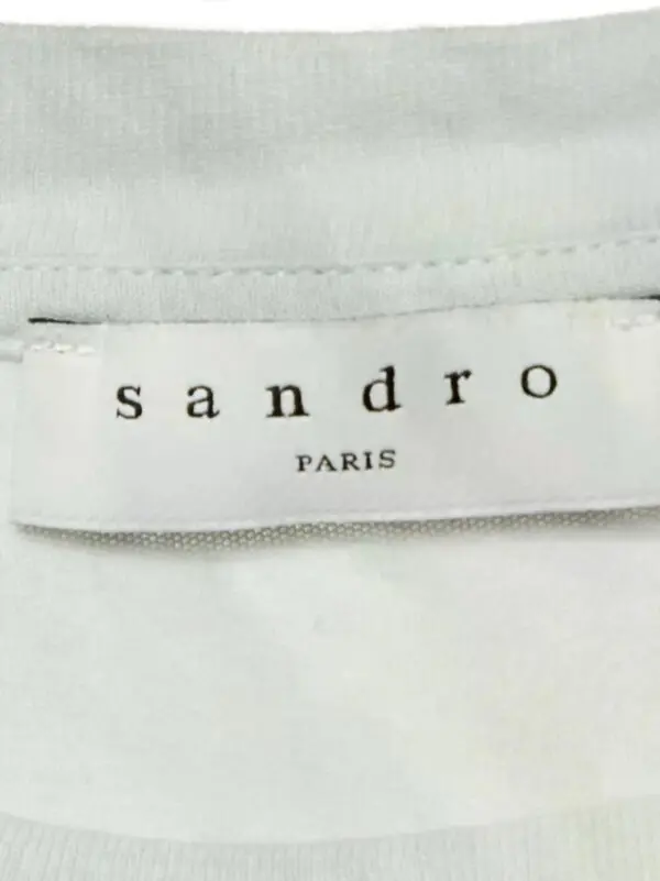 Sandro Flocked Jersey T-shirt