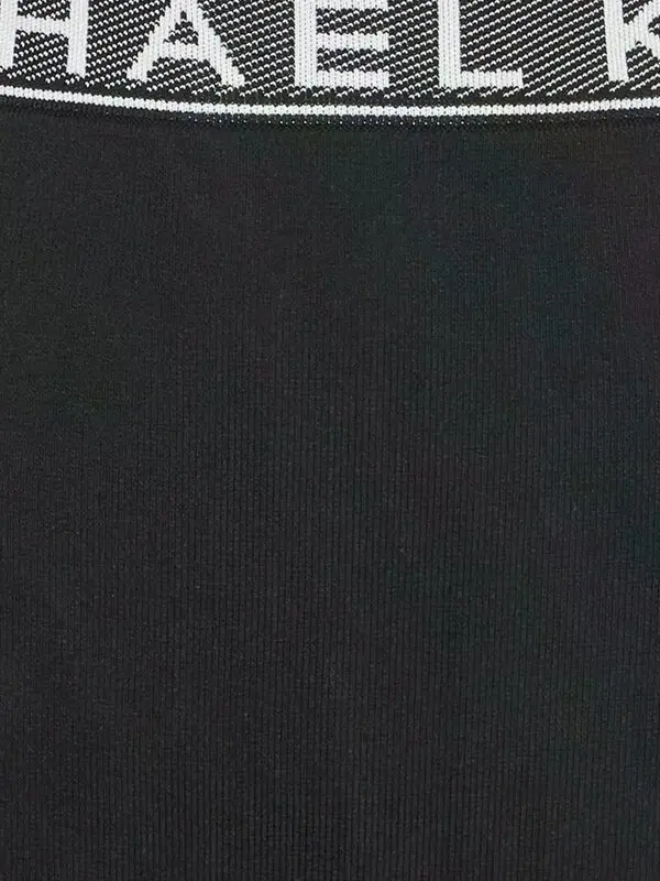 Michael Kors Logo Tape Stretch Knit Skirt