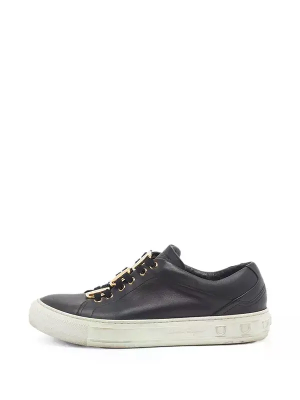 FERRAGAMO Gancini Sneakers - Black