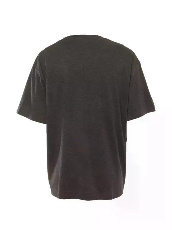 Gucci Embroidered Logo Crewneck T-shirt