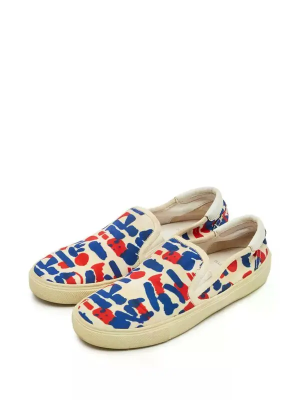 Saint Laurent X Matt Connors Slip-on Sneakers