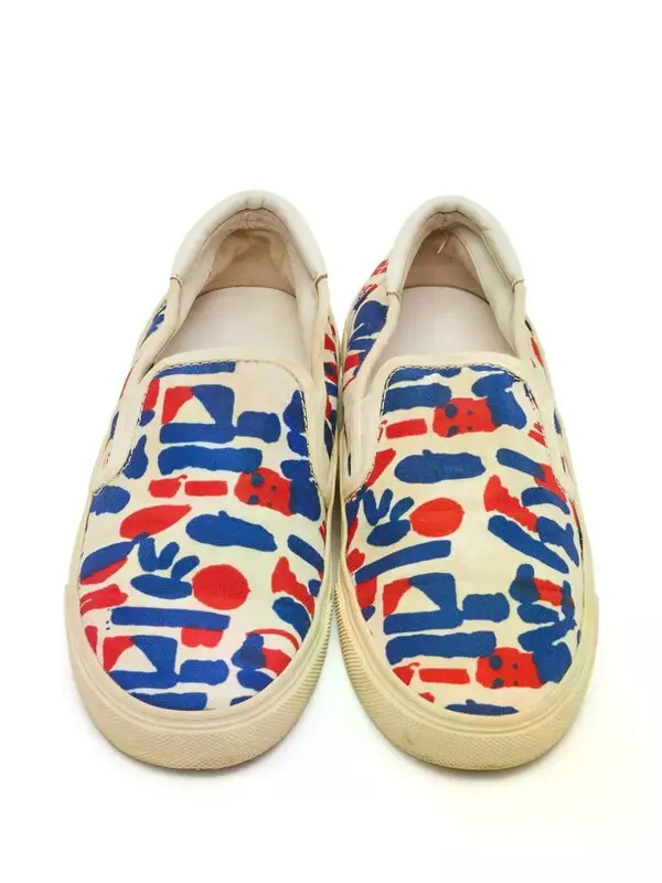 Saint Laurent X Matt Connors Slip-on Sneakers