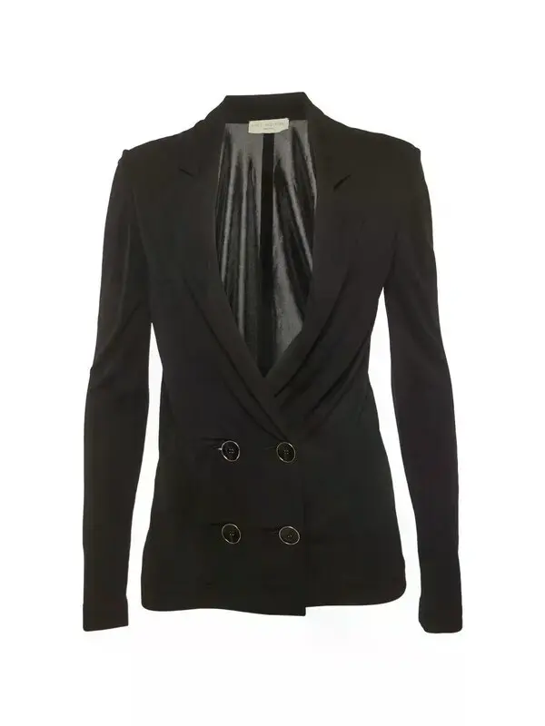 Stella McCartney Peaked-lapel Double-breasted Blazer - Black