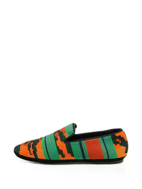 Loewe Anagram Smoking Slippers - Orange