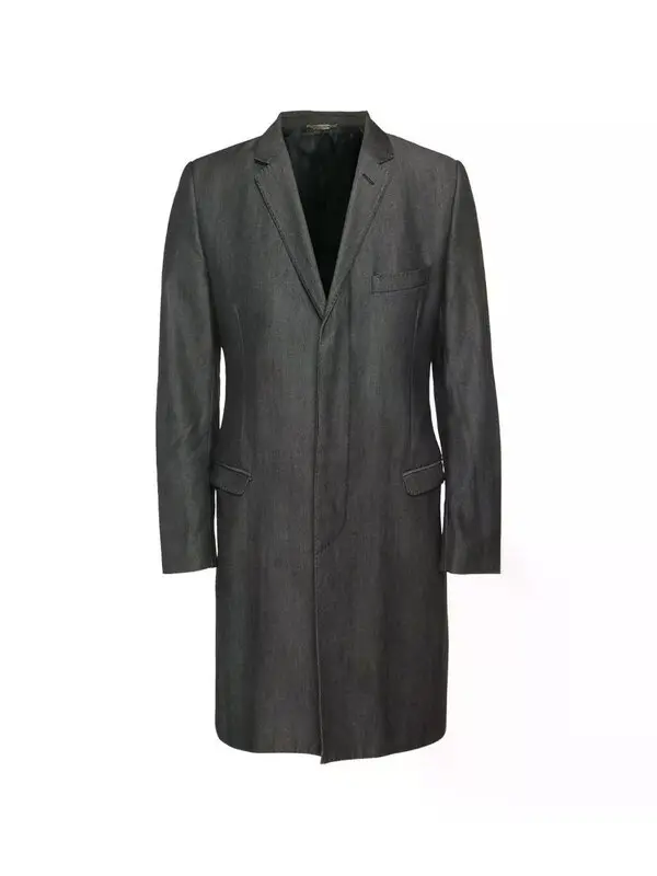 Dolce & Gabbana Denim Long Coat