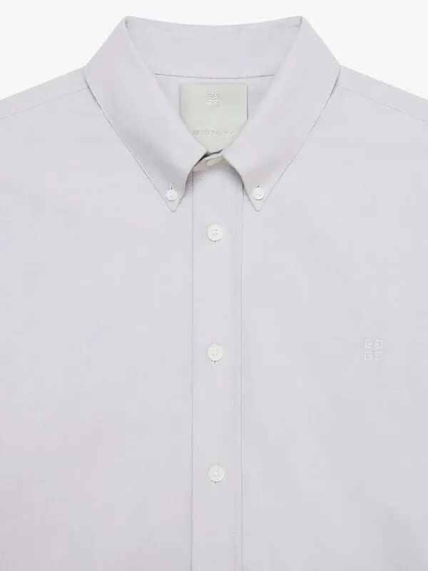 Givenchy 4g Embroidered Long-sleeved Shirt