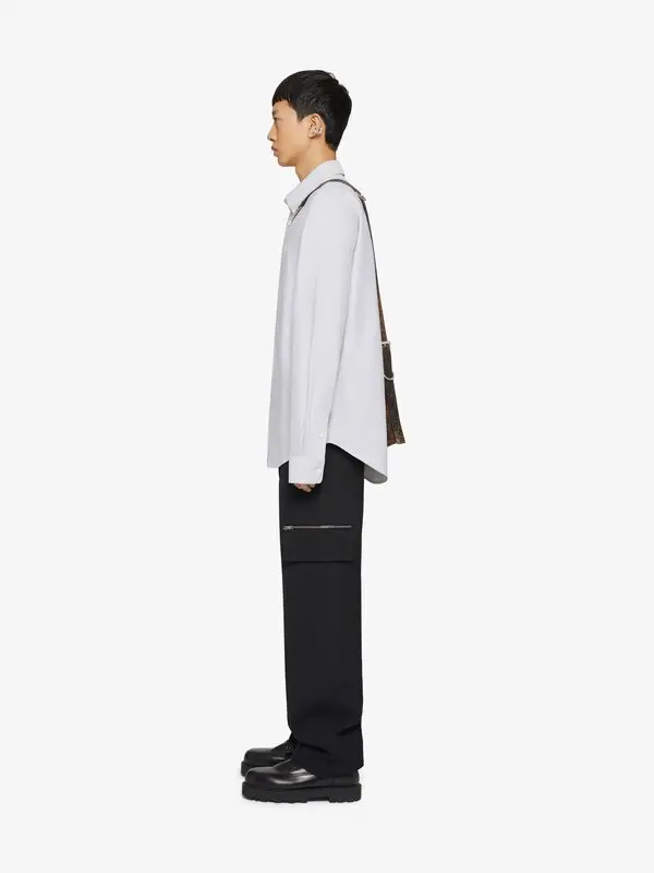Givenchy 4g Embroidered Long-sleeved Shirt