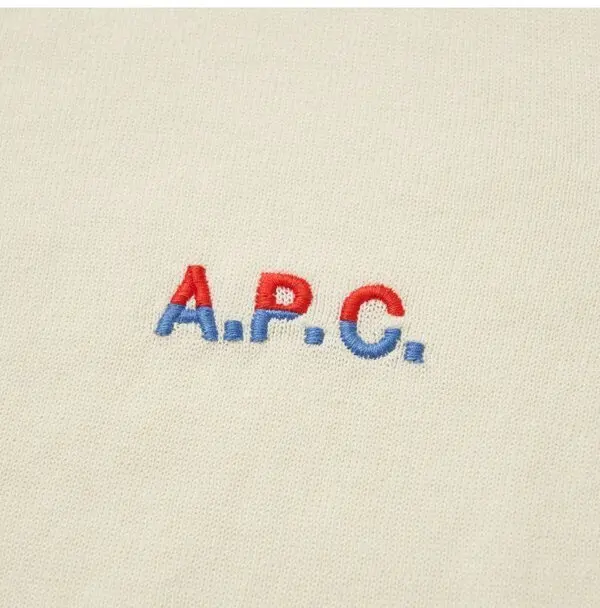 A.p.c. Logo Embroidered Knit Jumper - No