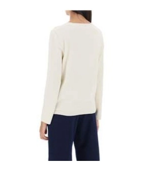 A.p.c. Logo Embroidered Knit Jumper - No