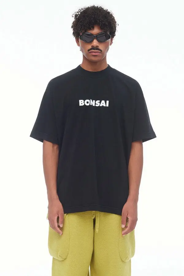 BONSAI Logo-printed Crewneck T-shirt