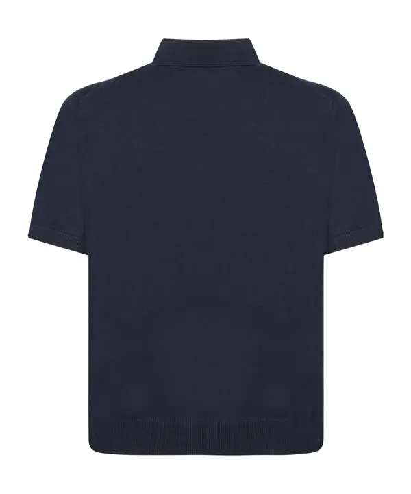 Etro Pegasus Embroidered Short-sleeved Polo Shirt