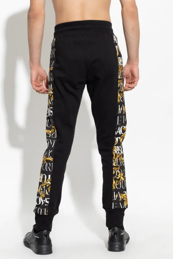Versace Logo Print Track Pants
