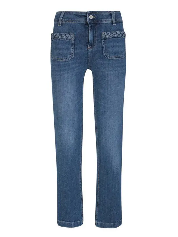 Liu Jo Bootcut Cropped Jeans