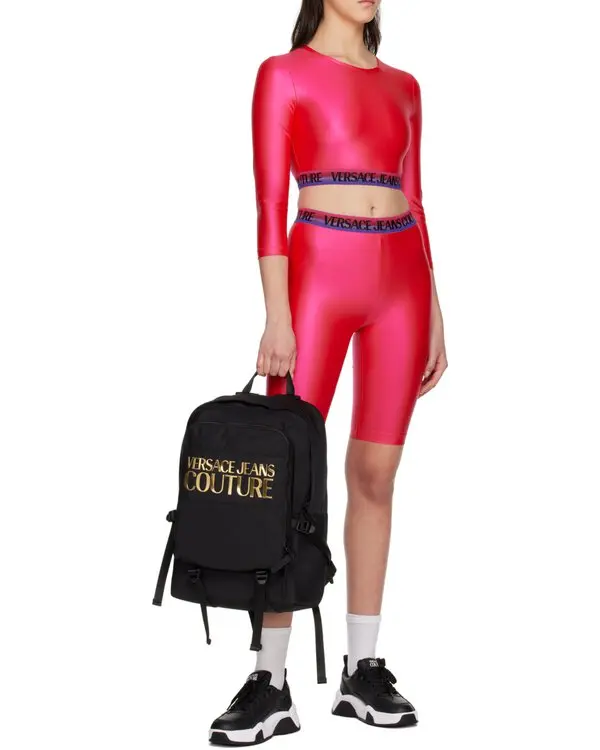 Versace Crewneck Cropped Top