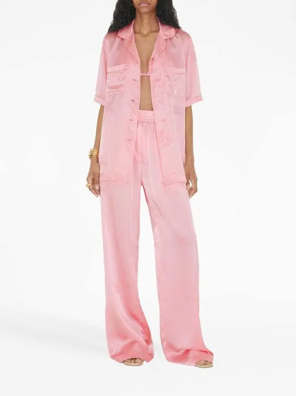 Burberry Elasticated Waist Pyjama Pants - Pink