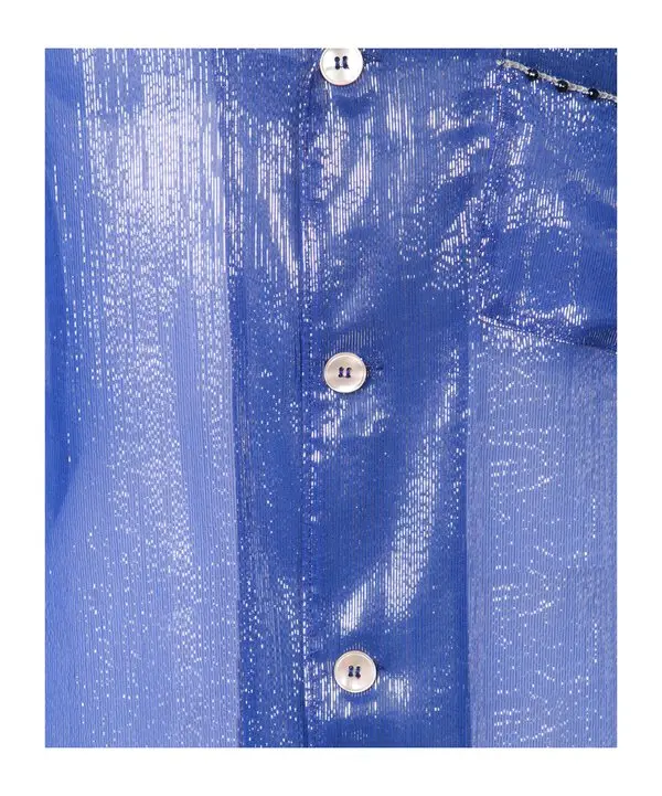 FORTE_FORTE Lurex Chiffon Shirt