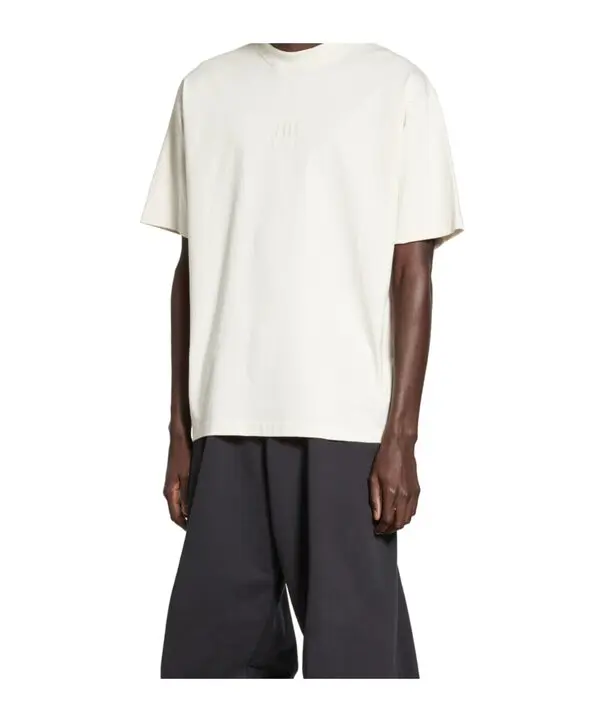 Balenciaga Bb Logo Embroidered Crewneck T-shirt