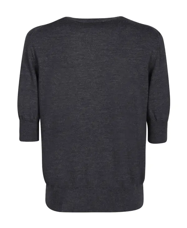 P.a.r.o.s.h Fine Knit Round Neck Top