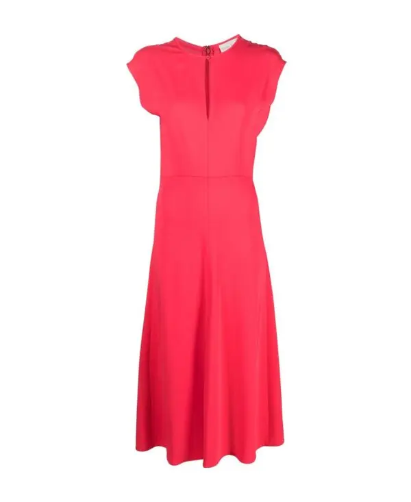 FORTE_FORTE Cady Crepe Short-sleeve Dress
