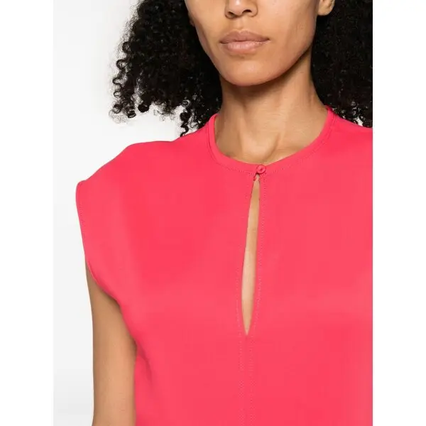 FORTE_FORTE Cady Crepe Short-sleeve Dress