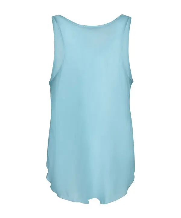 FORTE_FORTE Asymmetric Silk Top