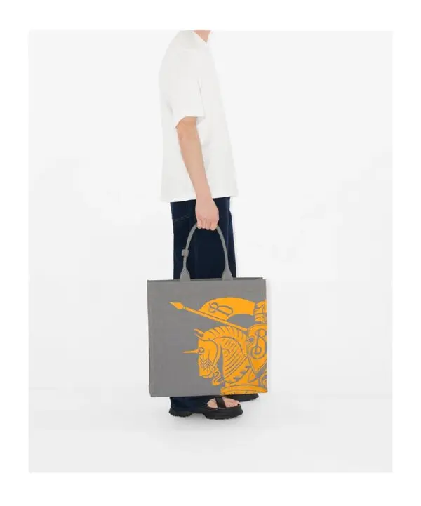 Burberry Ekd Medium Tote Bag - Gray
