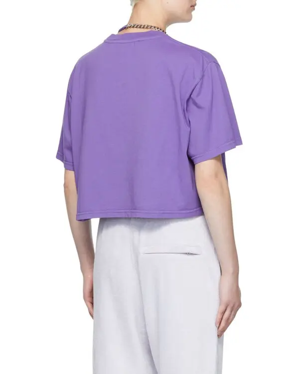 1017 Alyx 9sm Logo-print Cropped T-shirt