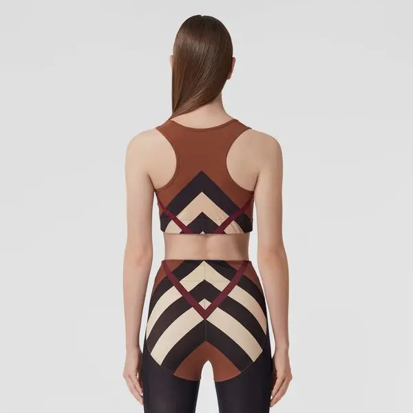 Burberry Chevron Check Vest Top