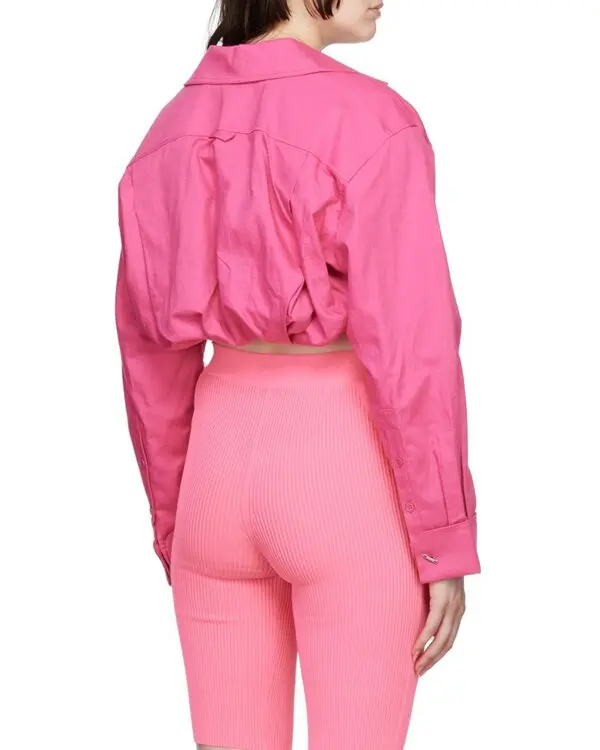 Jacquemus Cropped Long-sleeved Top