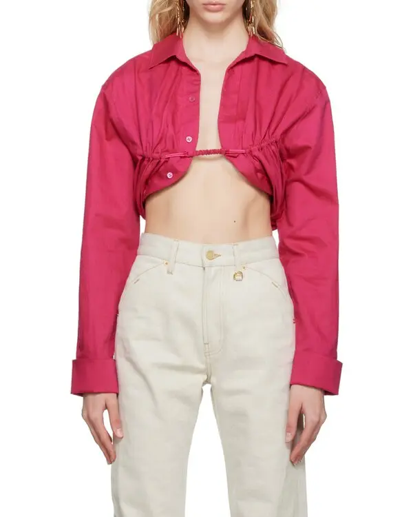 Jacquemus Cropped Long-sleeved Top