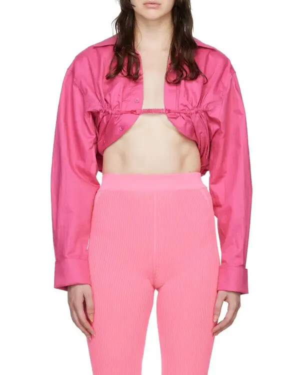 Jacquemus Cropped Long-sleeved Top