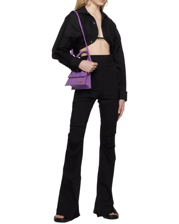 Jacquemus Machou Cropped Long-sleeved Top