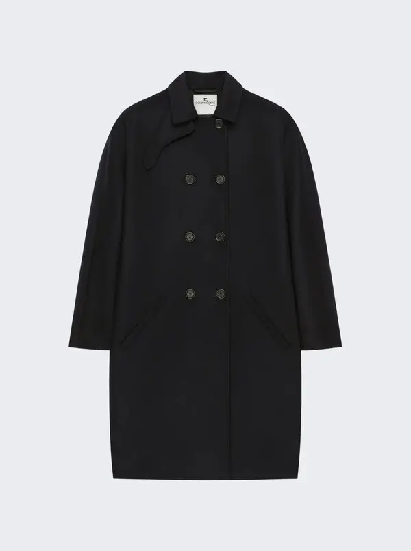 COURREGES Oversized Wool Coat