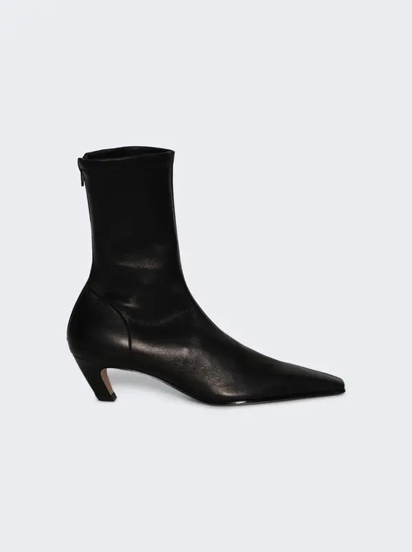 Khaite Arizona Stretch Ankle Boot - Black