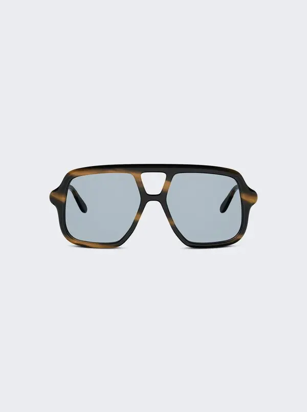 Loewe Slim Aviator Sunglasses - Brown