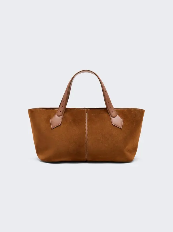 Proenza Schouler East West Chelsea Tote In Soft Suede - Brown