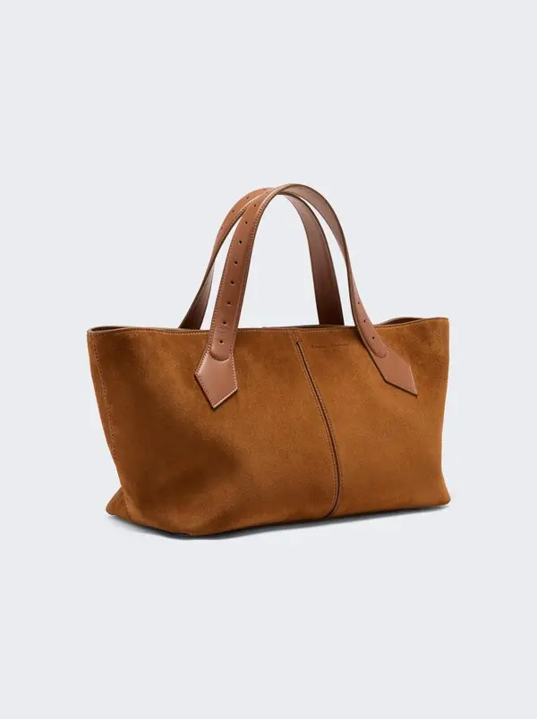 Proenza Schouler East West Chelsea Tote In Soft Suede - Brown