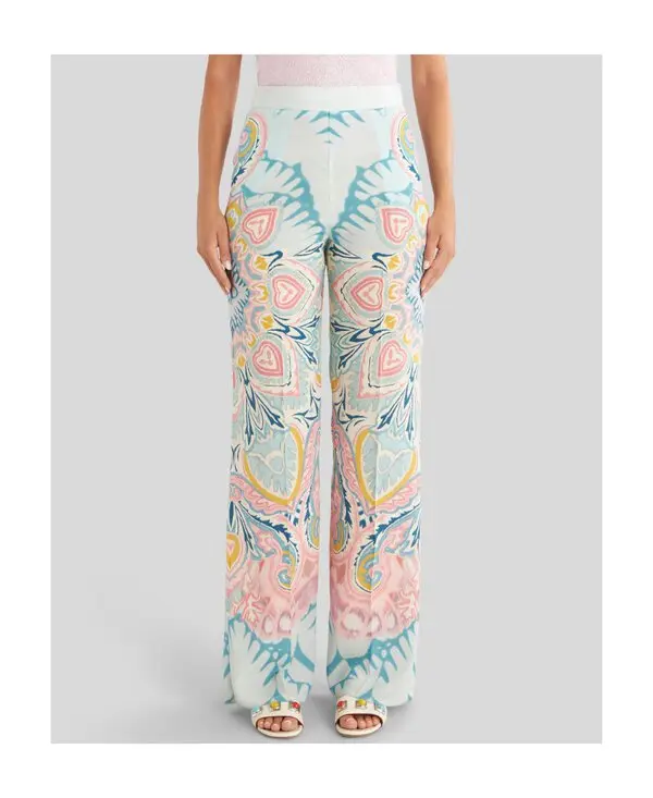 Etro Floral-pattern Wide-leg Pants