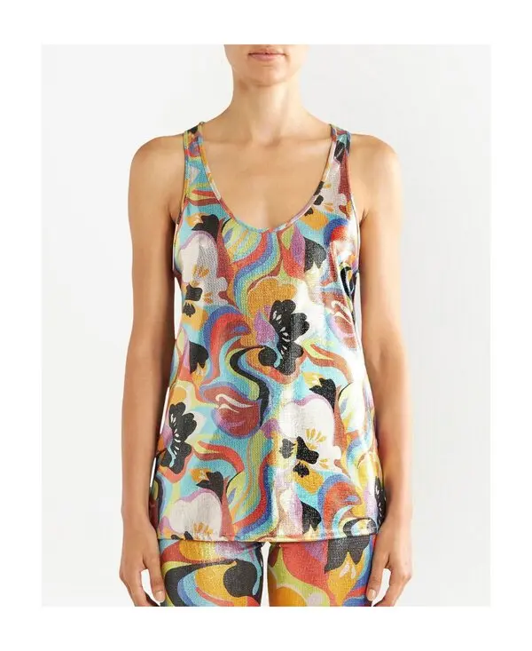 Etro Sleeveless Scoop Neck Top