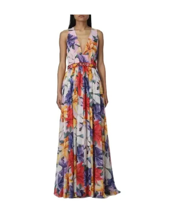 Etro Floral-print Silk Dress