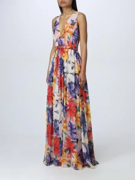 Etro Floral-print Silk Dress