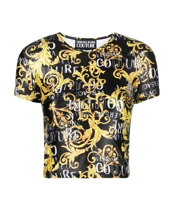 Versace Logo T-shirt - Black