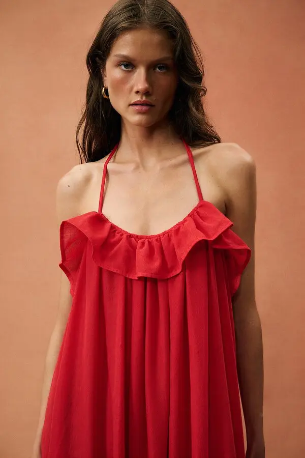 MARRAKSHI LIFE For The Ruffled Slip Dress